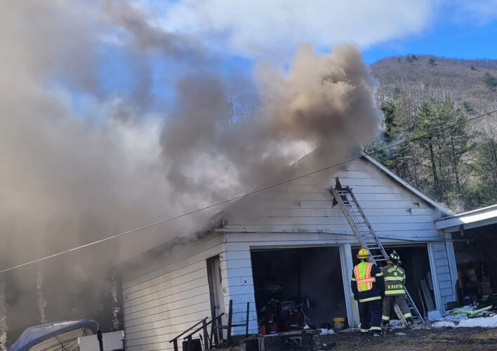 Trout Run garage fire results in total loss, no injuries | News, Sports ...